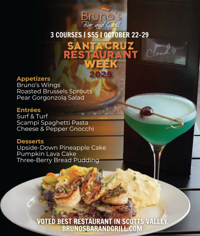 Bruno's - Santa Cruz Restaurant Week